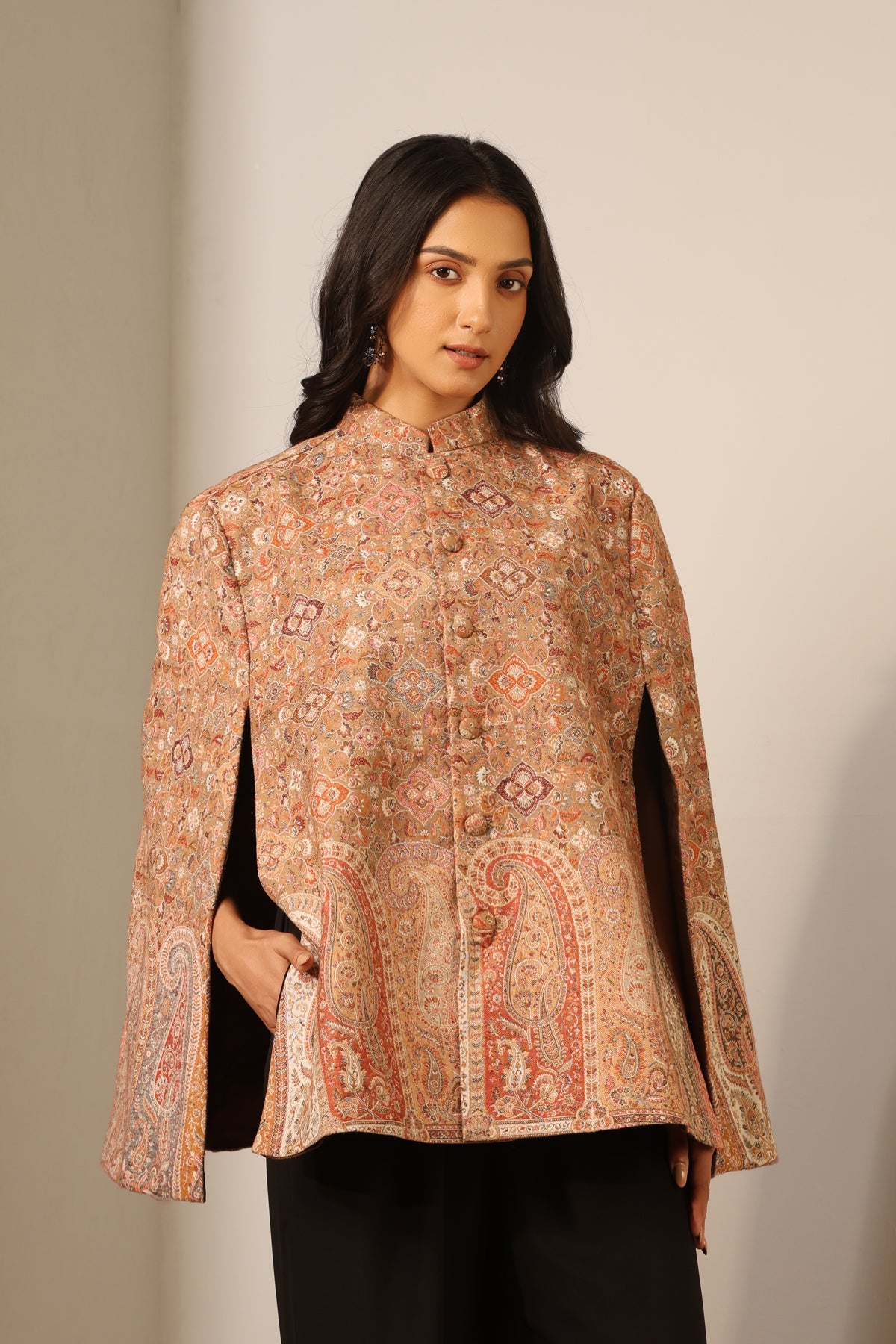 Buy Sequence Cape For Women Online, Pashmina Cape Online India - Dusala ...